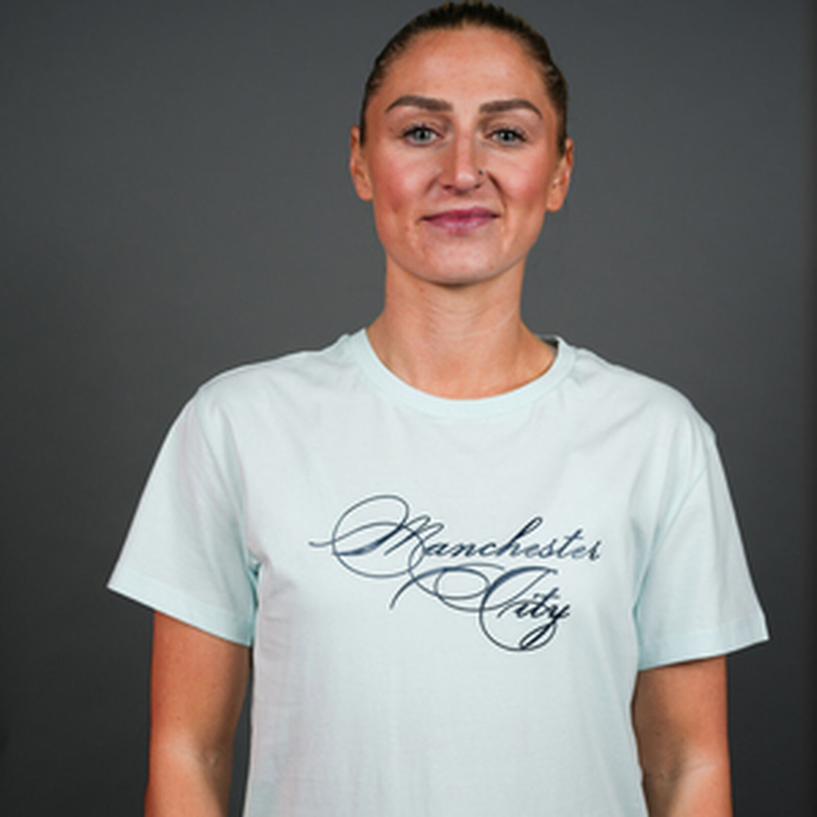 Womens Manchester City Script Tee Official Man City Store