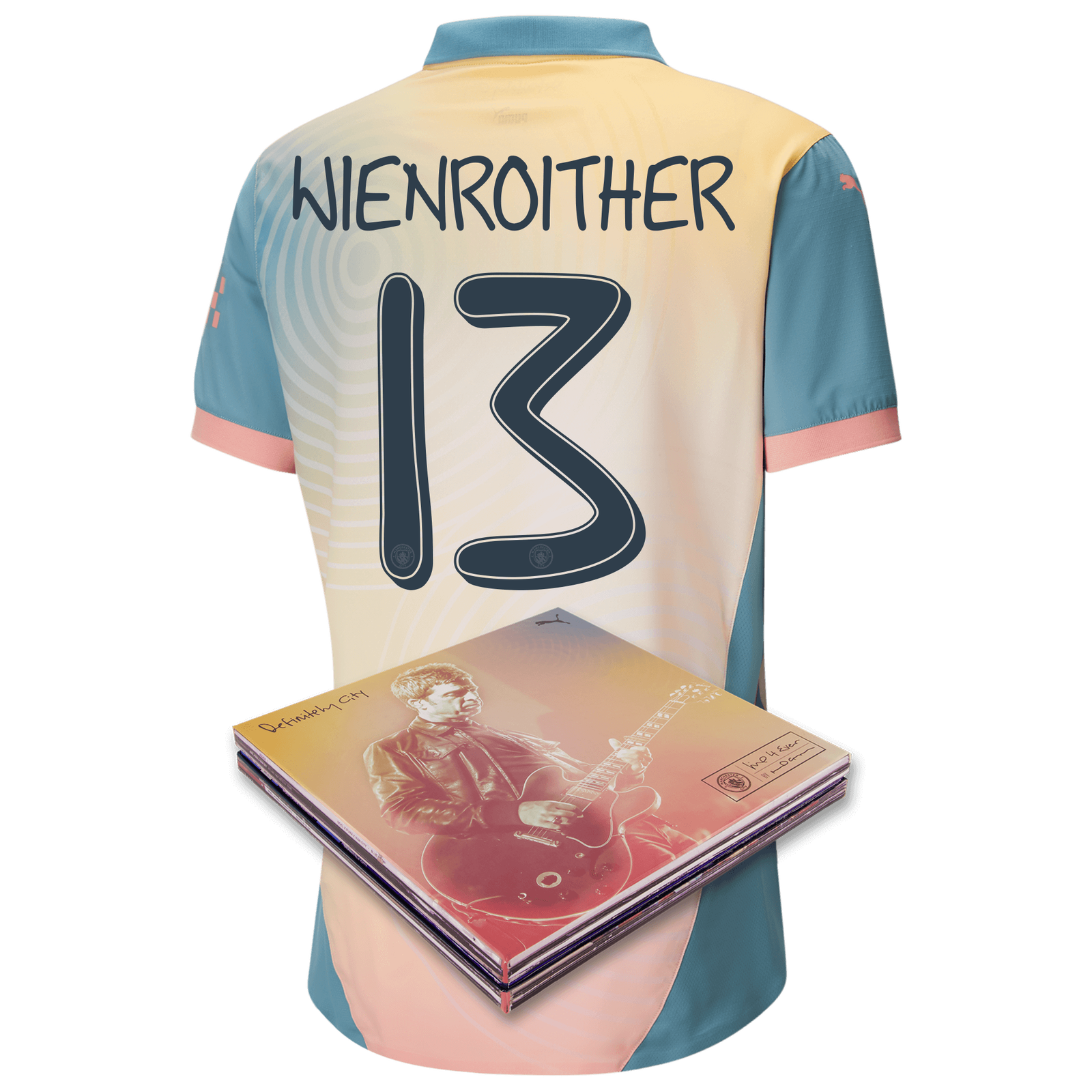 Manchester City Authentic 'Definitely City' Jersey 2024/25 With ...