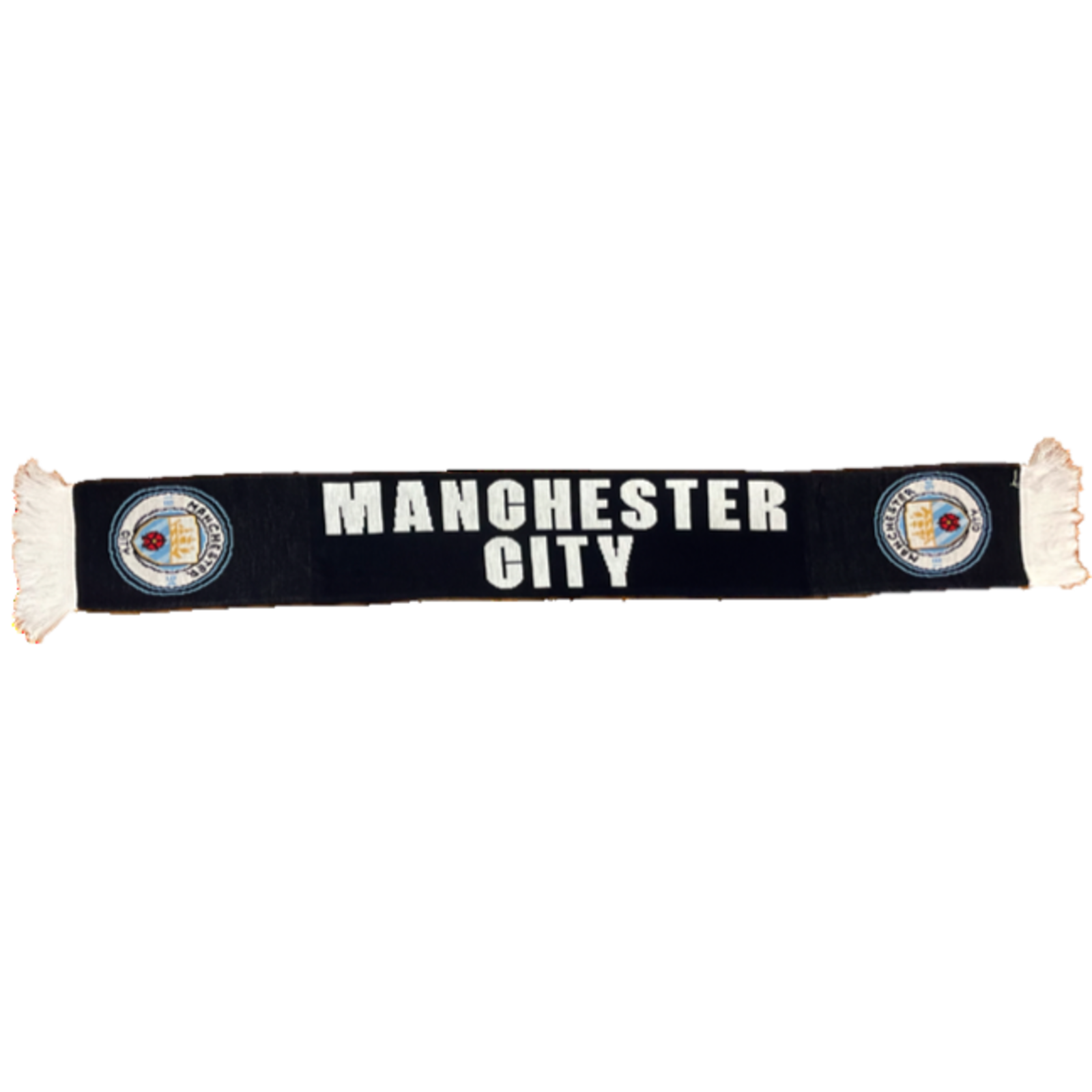 Manchester City Large Club Crest Scarf Official Man City Store