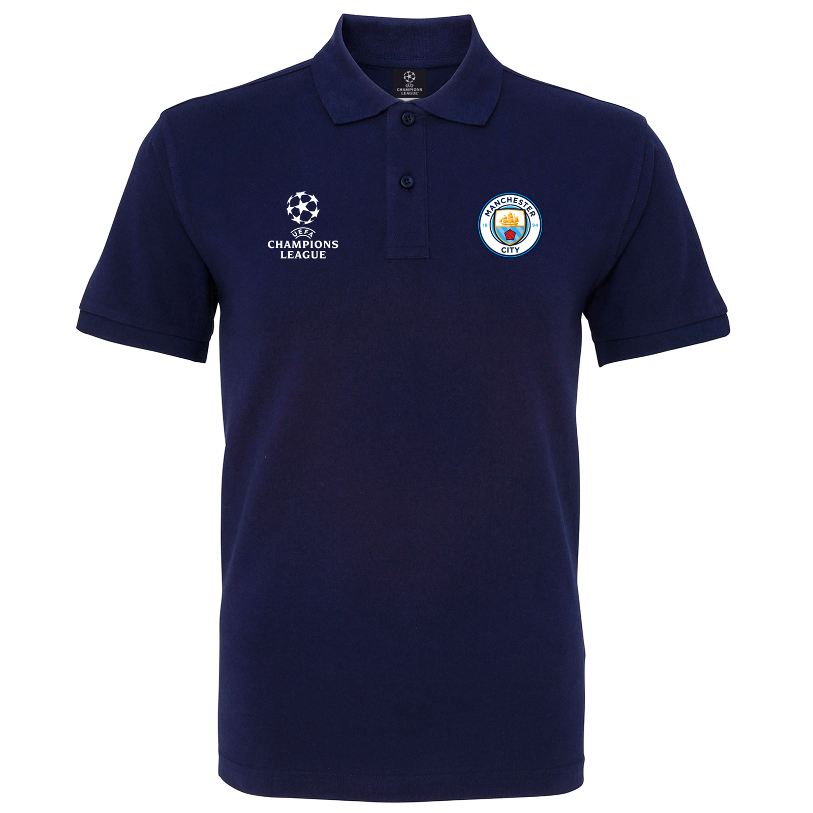 Manchester City Ucl Crest Polo Official Man City Store