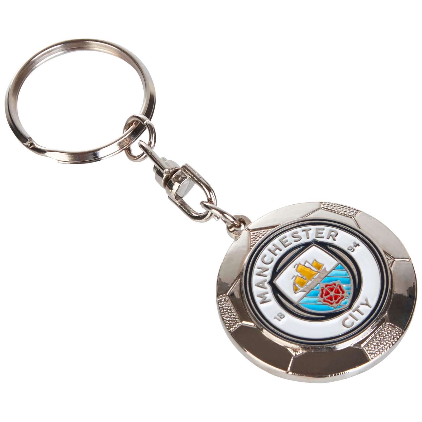 Manchester City Ball Keyring Official Man City Store