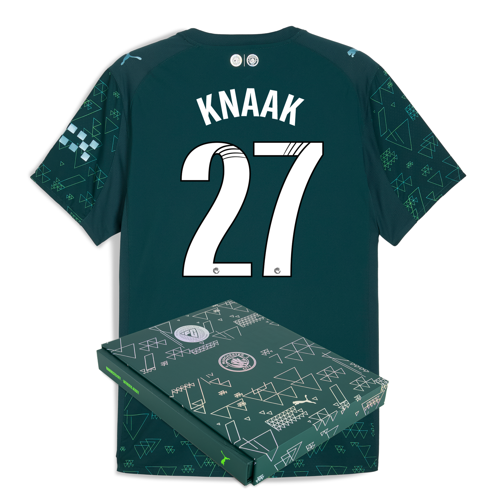Manchester City EA SPORTS FC Authentic Jersey 2025/26 With KNAAK 27 ...
