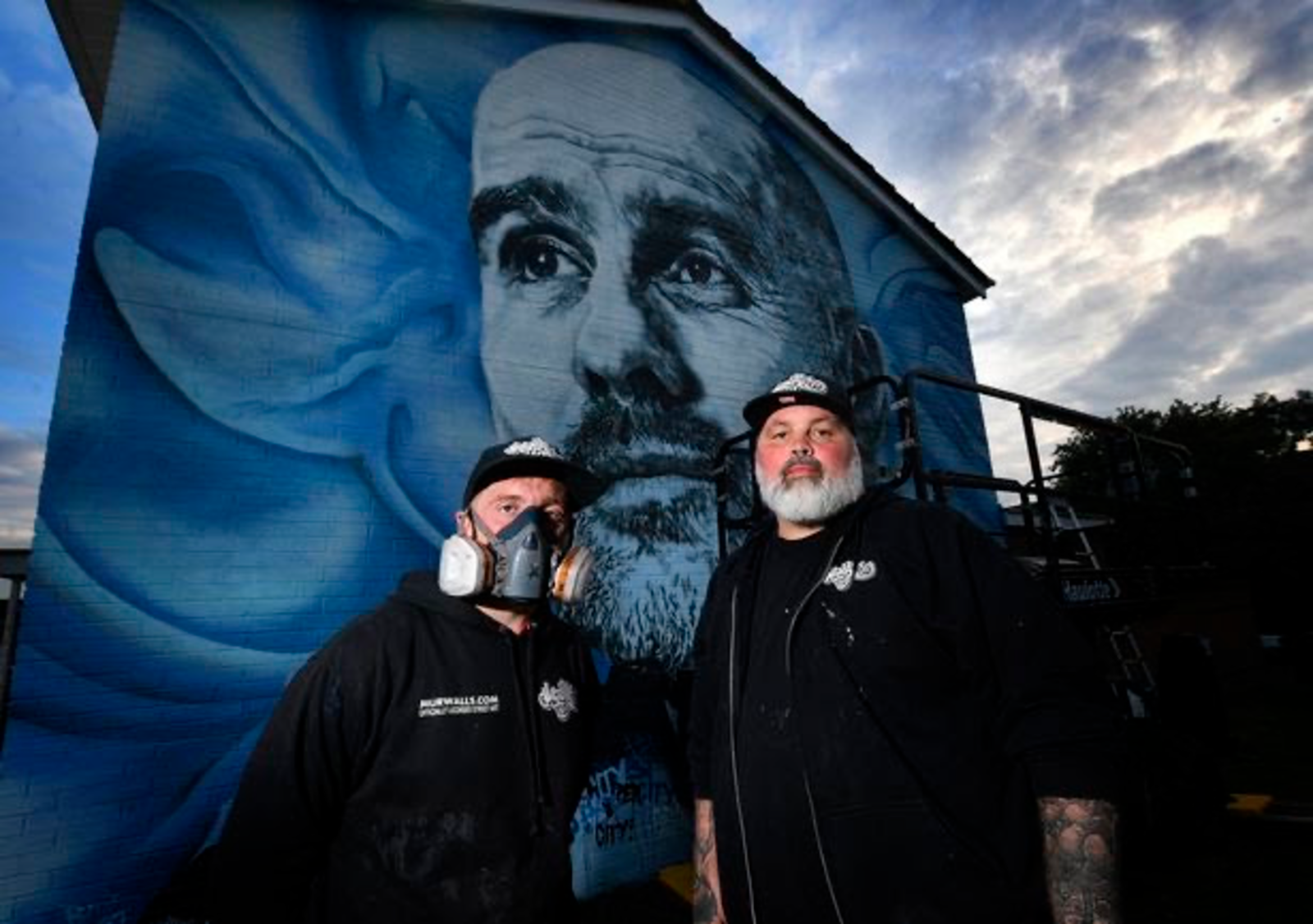 Pep Guardiola Mural A3 Print Limited Edition | Official Man City Store