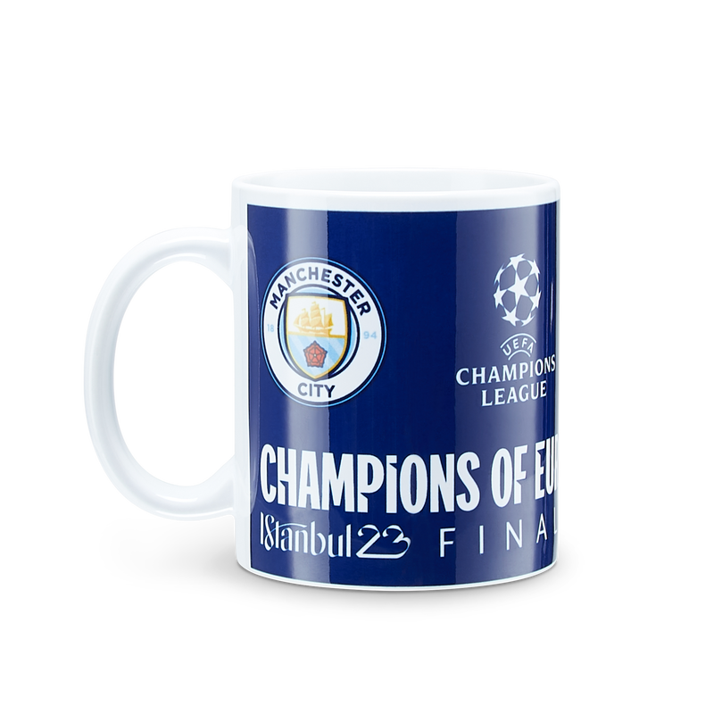 Manchester City Ucl Champions Mug Official Man City Store