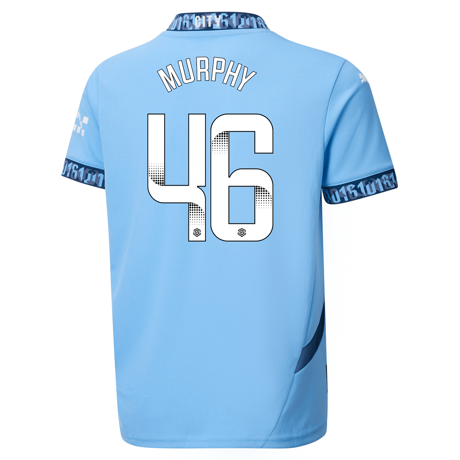 Kids' Manchester City Home Jersey 2024/25 With MURPHY 46 Printing ...