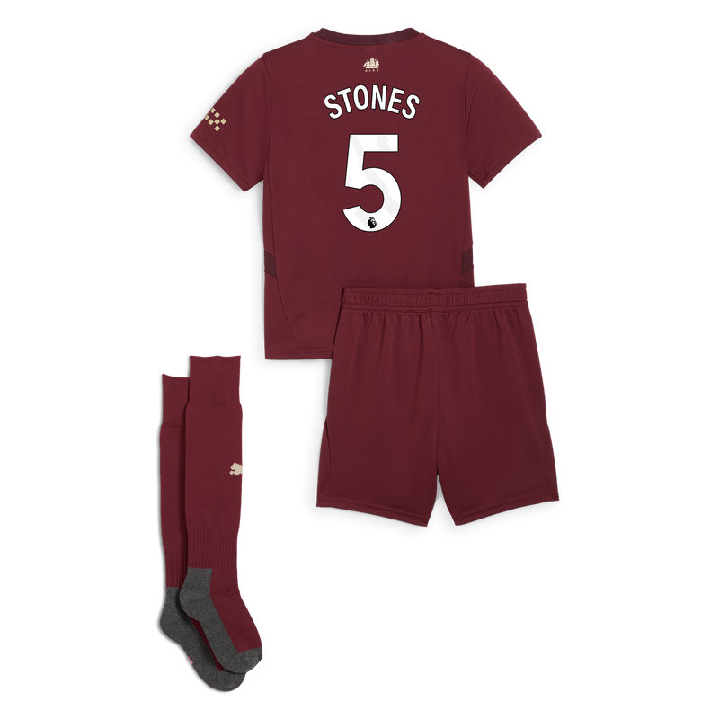 Manchester City Third Mini Kit 2024/25 With STONES 5 Printing ...