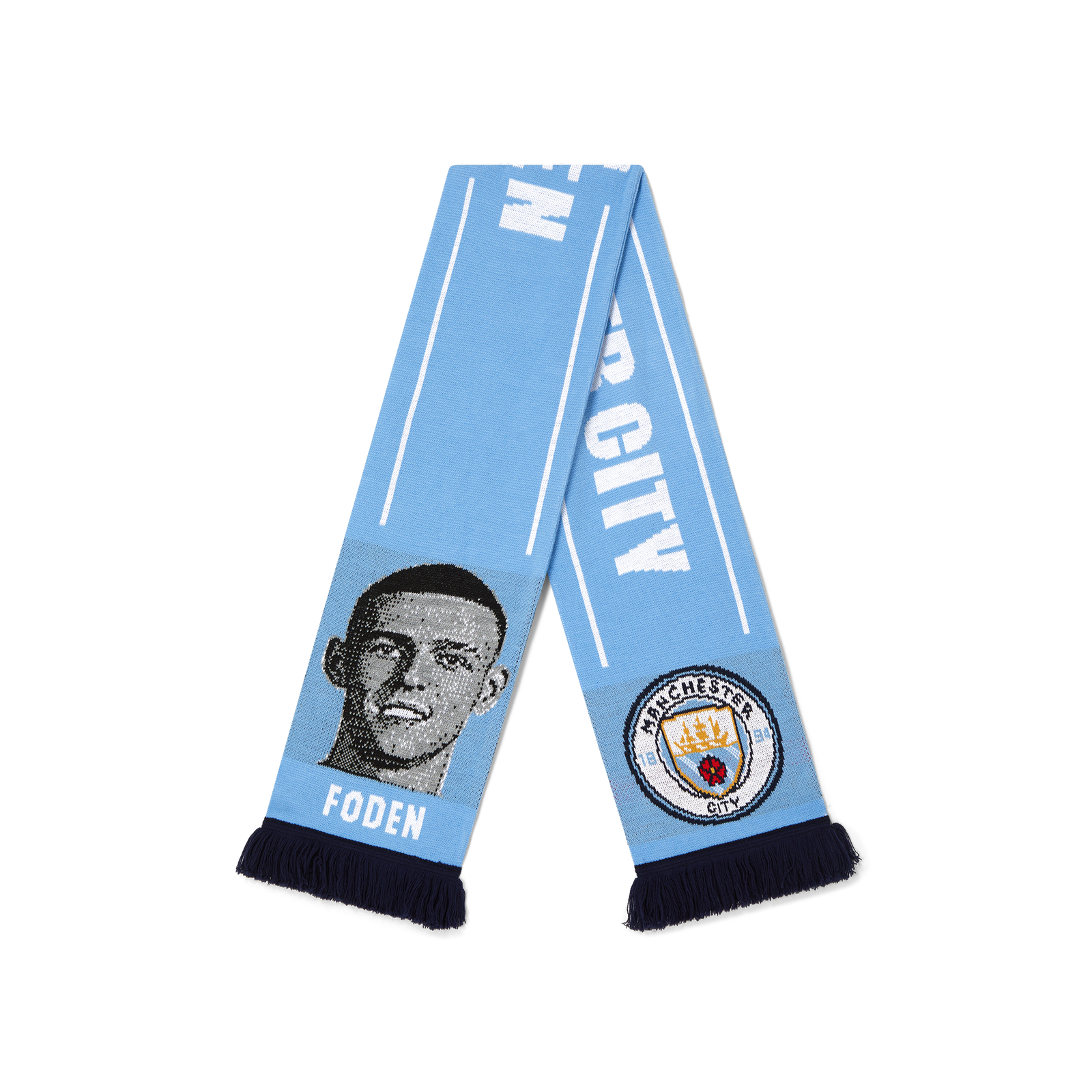 Manchester City Foden Face Scarf | Official Man City Store