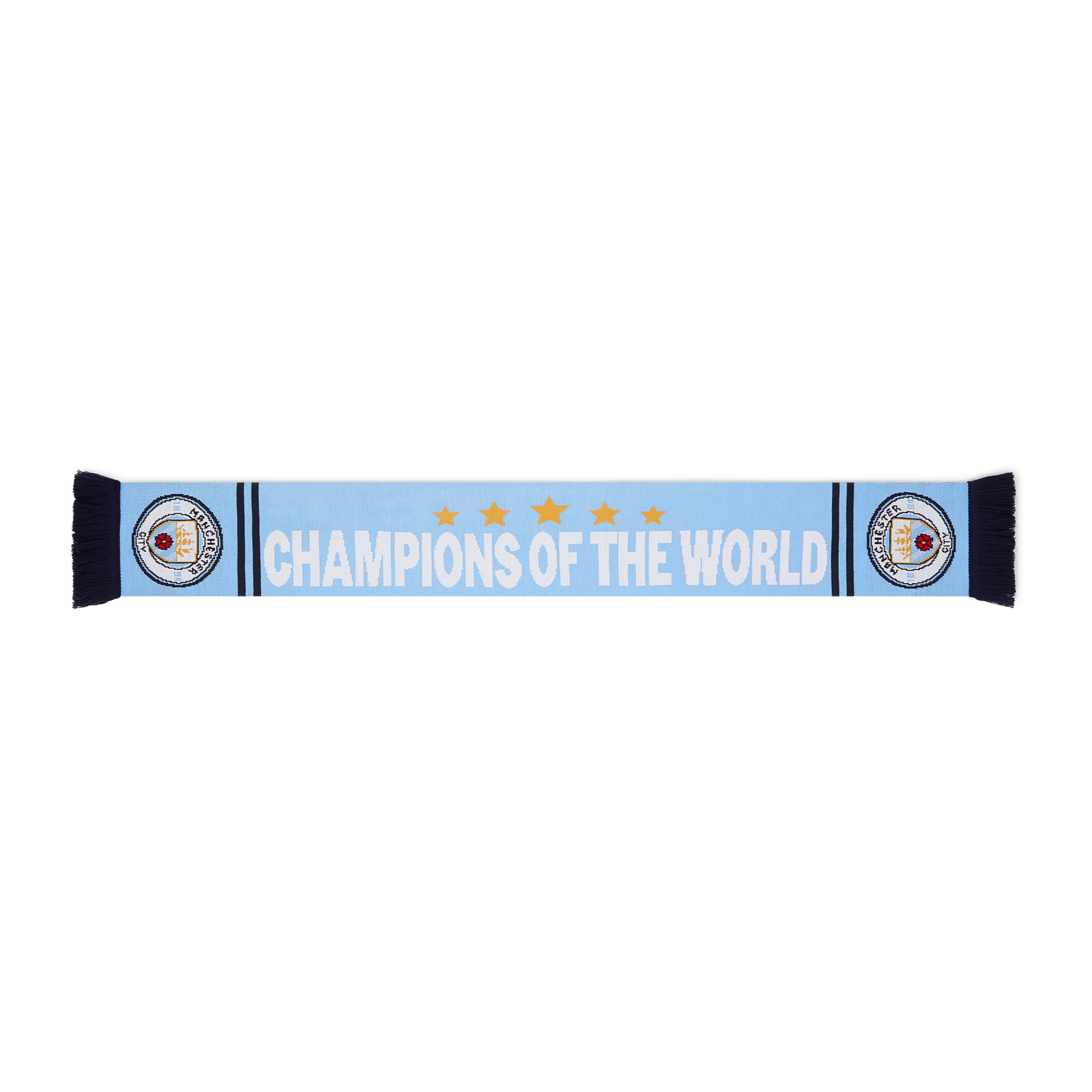 Manchester City CWC 23 Winners Scarf | Official Man City Store