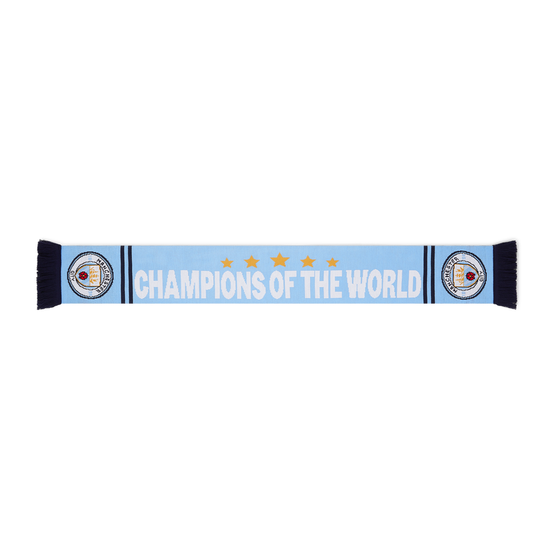 Manchester City CWC 23 Winners Scarf | Official Man City Store