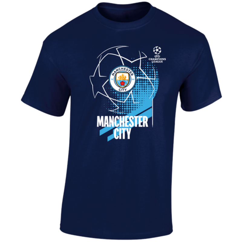 Manchester City Ucl City Graphic Tee Official Man City Store