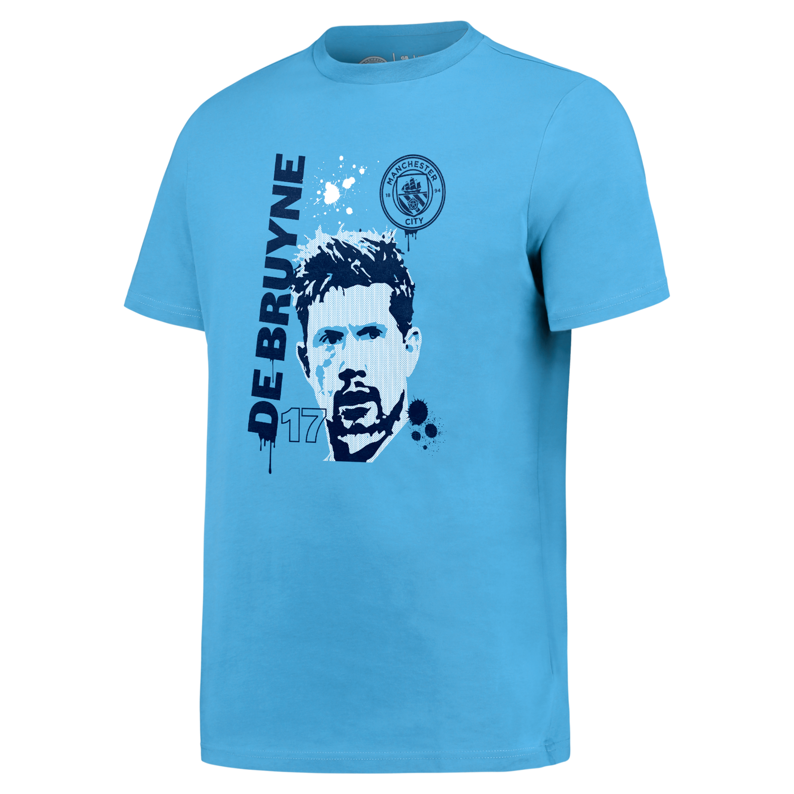 Camiseta De Local Con Grafiti De Bruyne Del Manchester City Para Niños