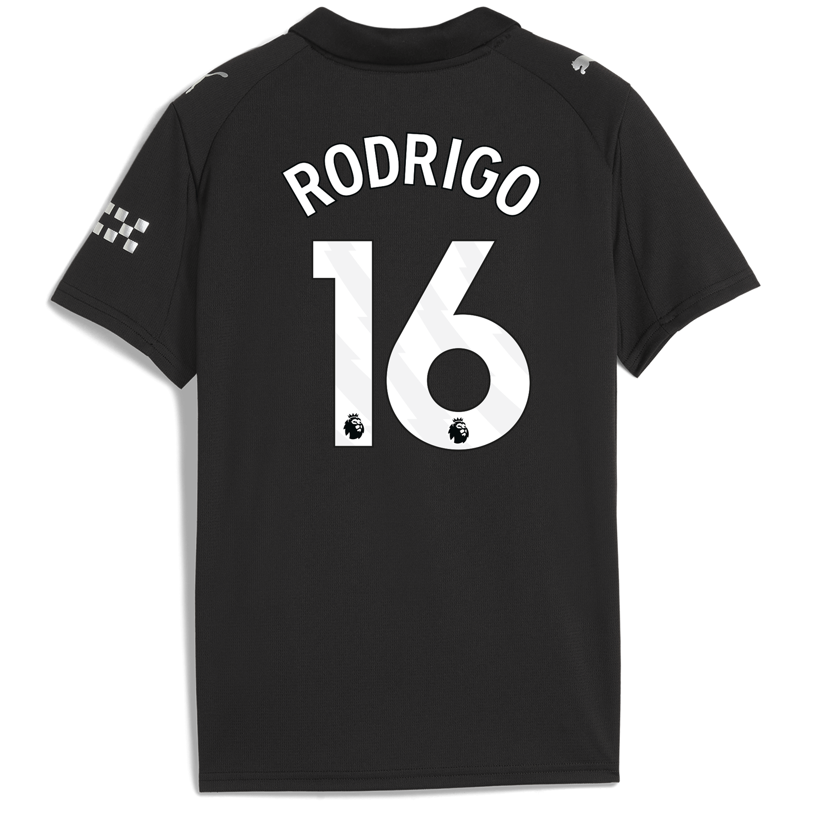 Kids' Manchester City Away Jersey 2025/26 With RODRIGO 16 Printing ...