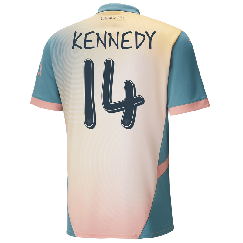 Manchester City 'Definitely City' Jersey 2024/25 With KENNEDY 14 ...