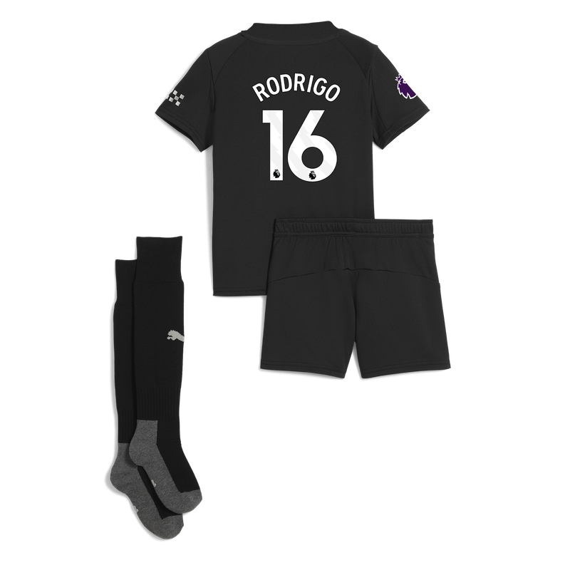 Mini Kit Extérieur Extérieur Manchester City 2025/26 Avec Impression ...