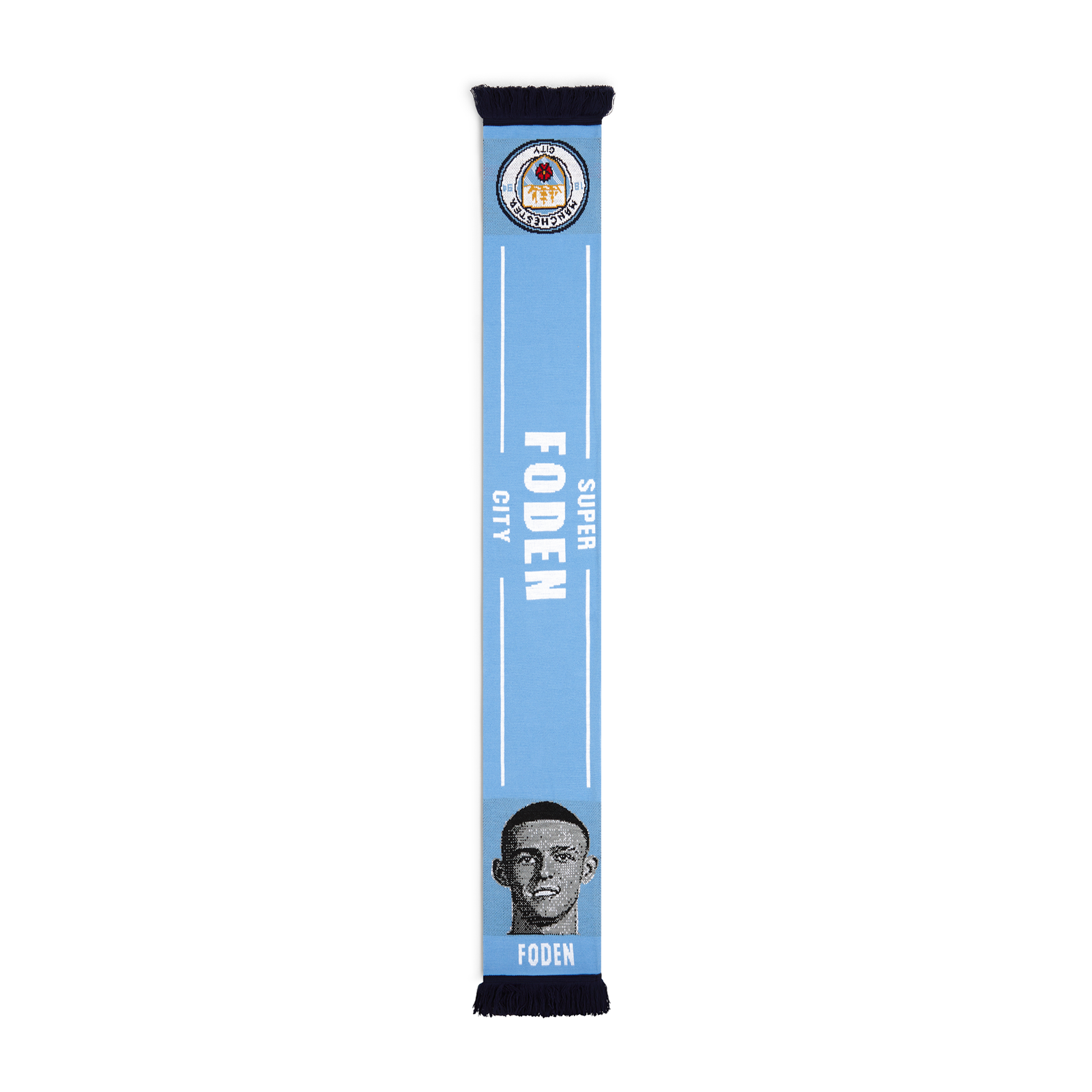 Manchester City Foden Face Scarf | Official Man City Store