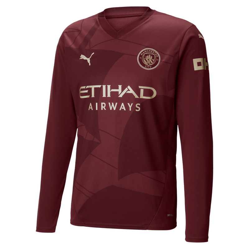 Manchester City Third Long Sleeve Jersey 202425 Official Man City Store
