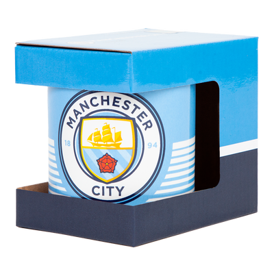 Manchester City Blue Crest Mug | Official Man City Store