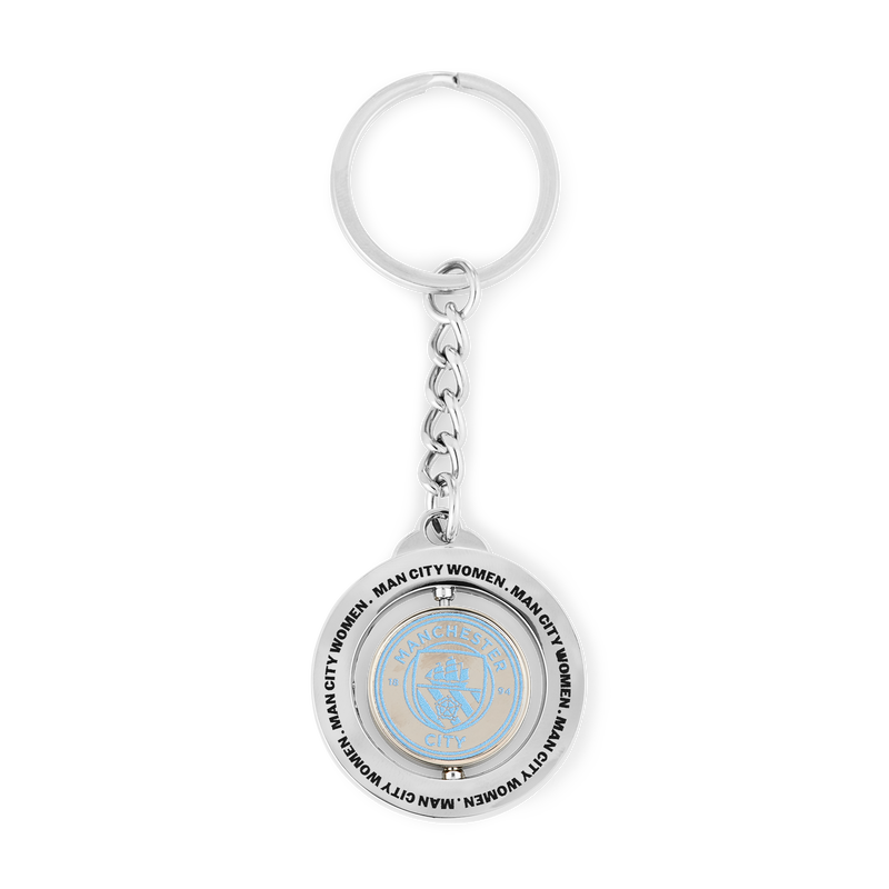 Manchester City Women Spinner Keyring | Official Man City Store