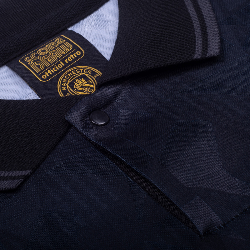 Manchester City 1990 Blackout Shirt Official Man City Store