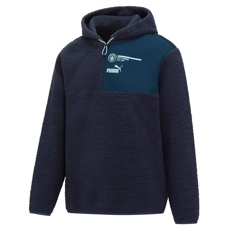Sudadera Con Capucha De Forro Polar Sherpa Manchester City Ftblculture