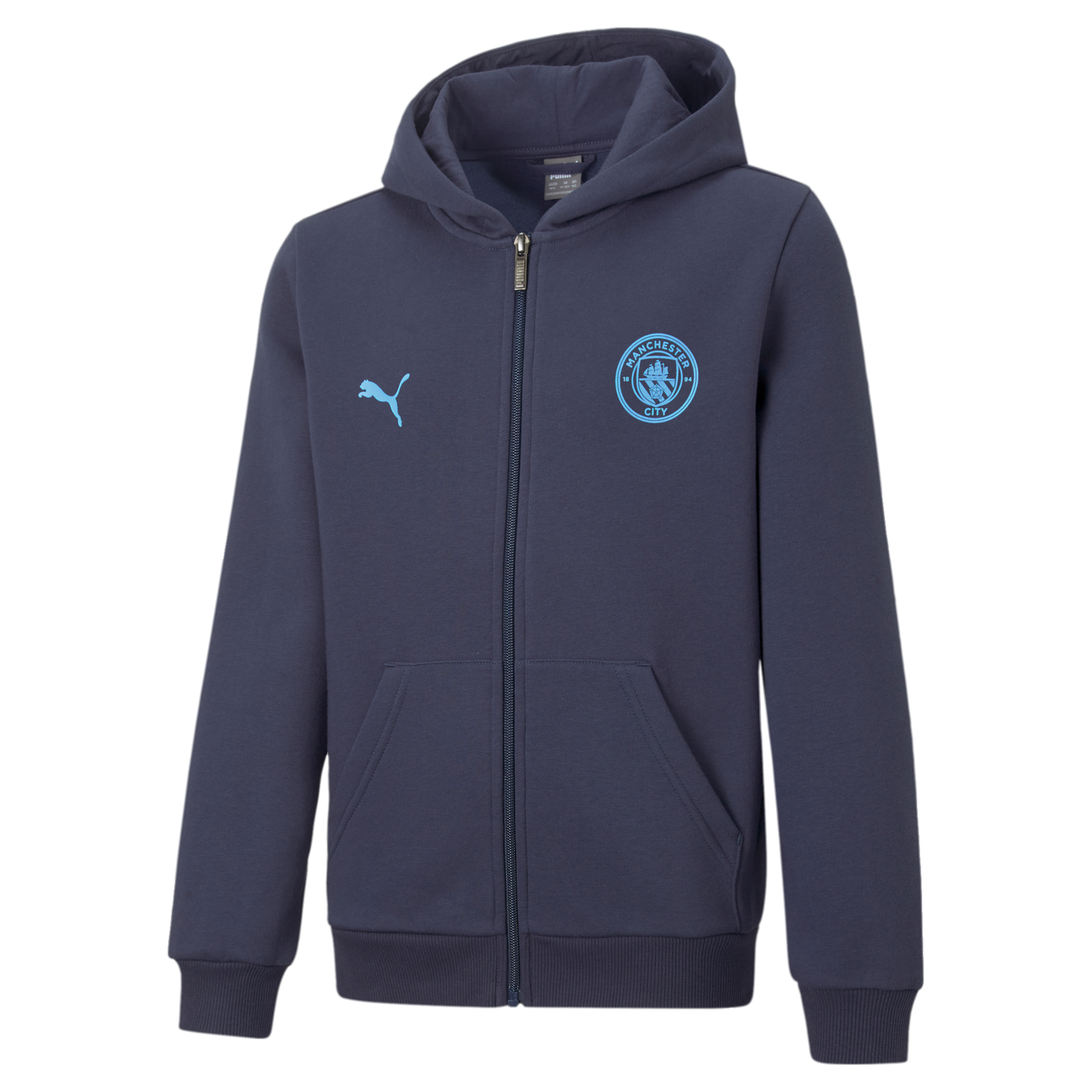 Chaqueta Con Capucha Forrada De Lana Para Jóvenes Del Manchester City