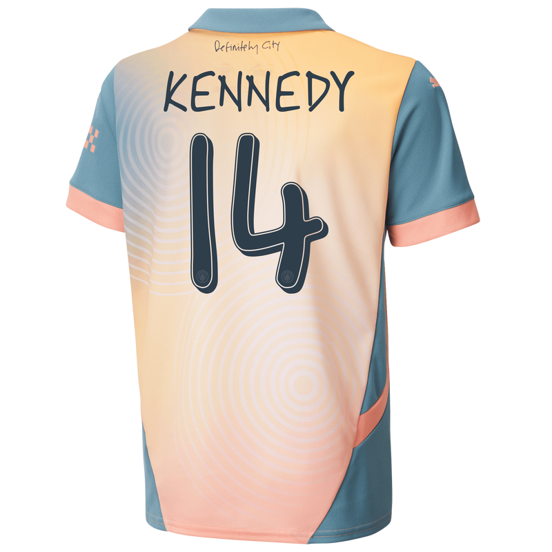 Kids' Manchester City 'Definitely City' Jersey 2024/25 With KENNEDY 14 ...