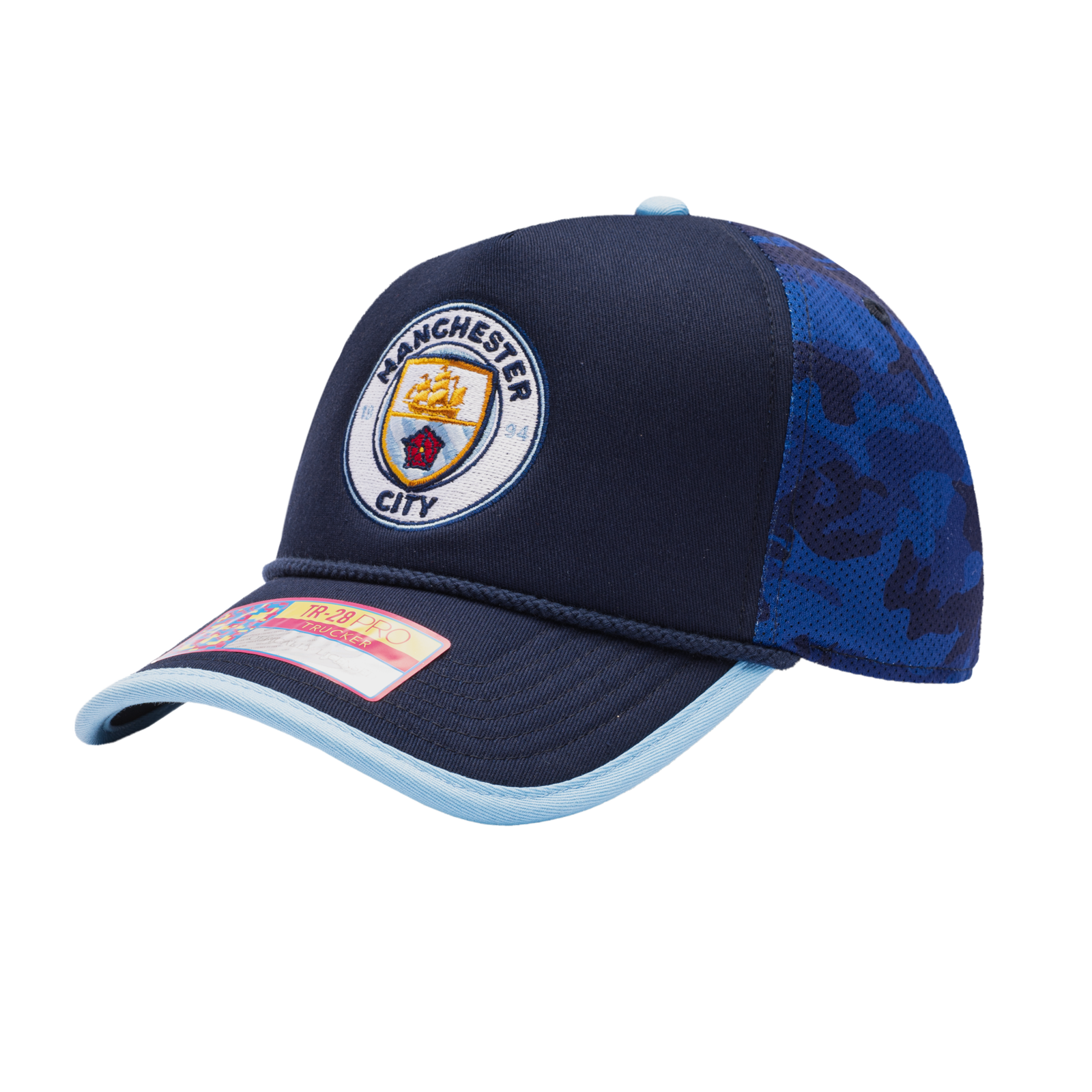 Manchester City Navy Camo Trucker-Cap | Official Man City Store