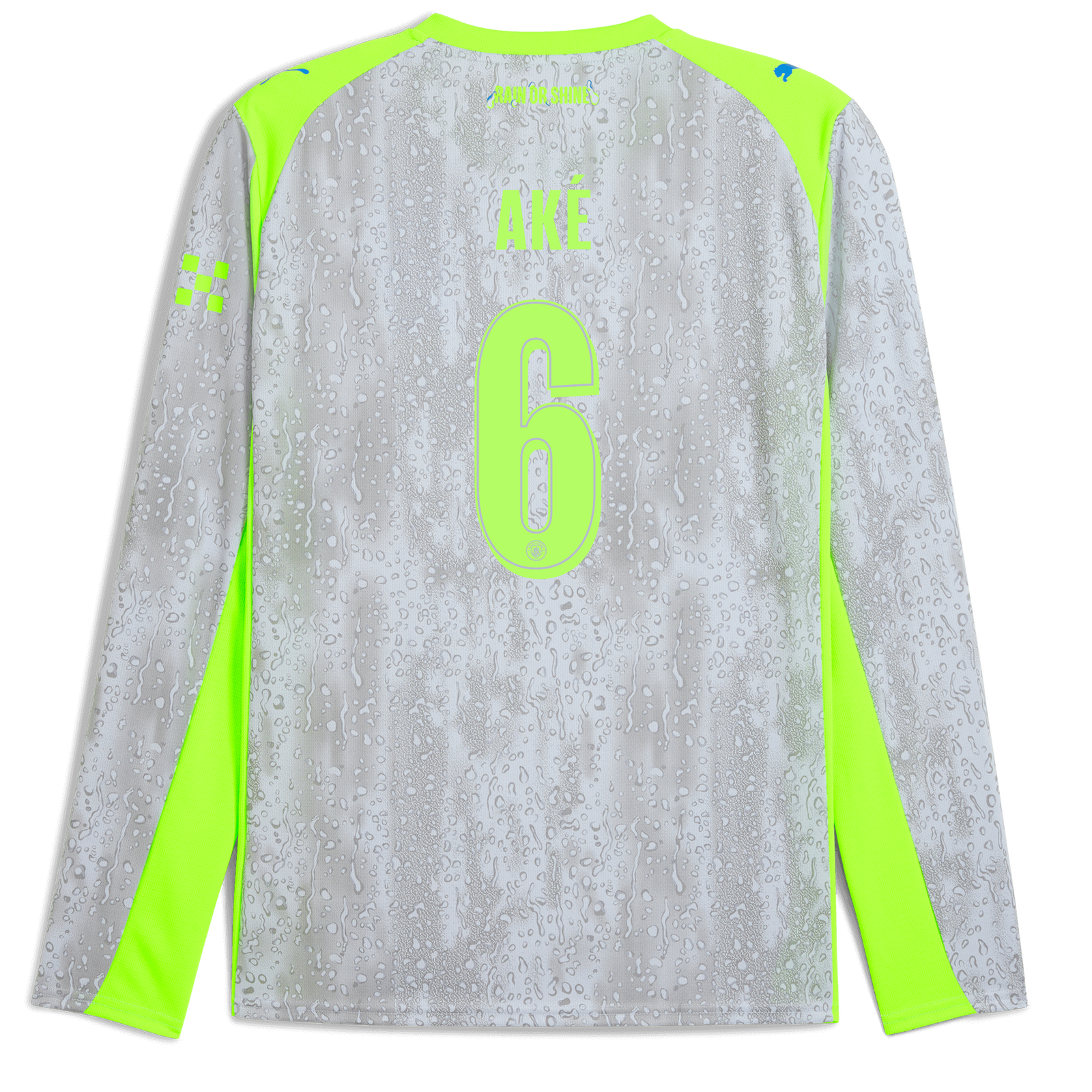 Manchester City Third Jersey 2025/26 Long Sleeve With AKÉ 6 Printing ...