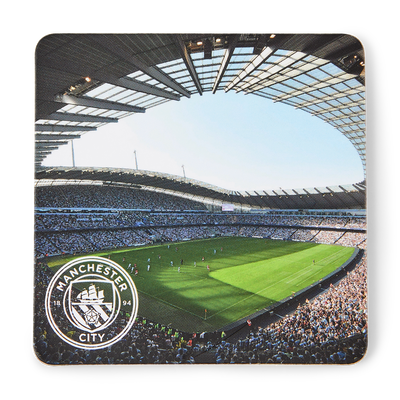 Manchester City 4 Pack Stadium Coaster | Official Man City Store