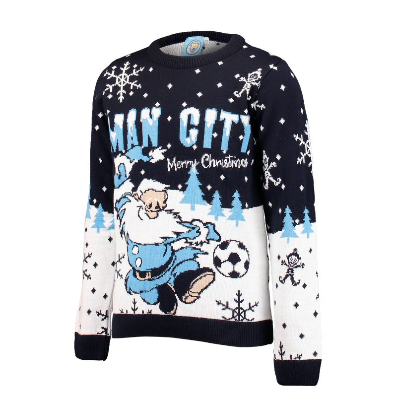 Kids' Manchester City Santa Christmas Jumper | Official Man City Store