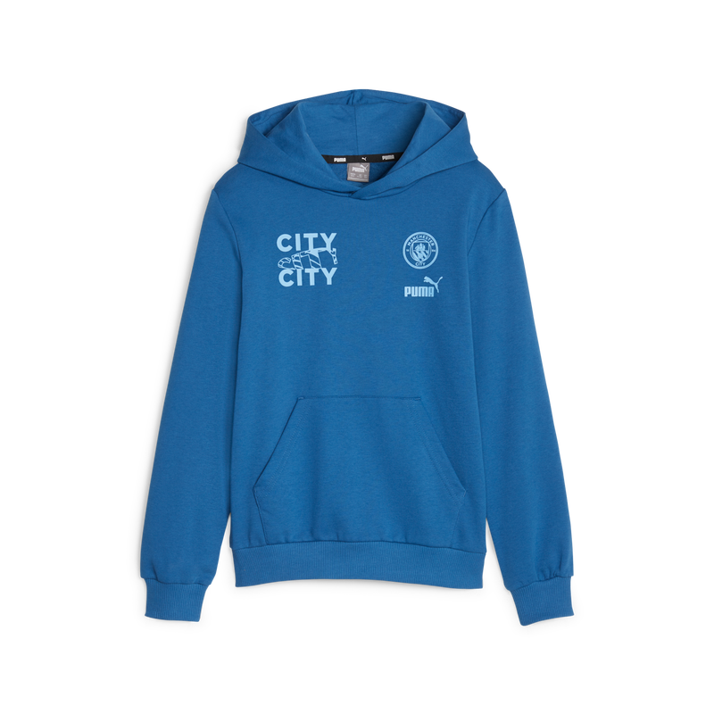 Sudadera Estampada Infantil Con Capucha Manchester City Ftblcore