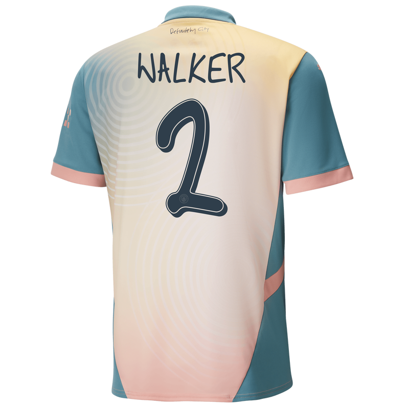 Manchester City 'Definitely City' Jersey 2024/25 With WALKER 2 printing ...