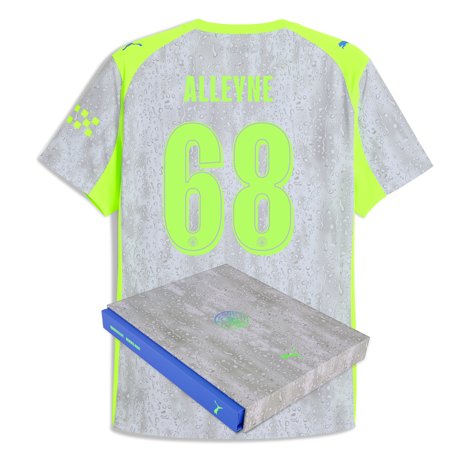 Manchester City Third Authentic Jersey 2025/26 With ALLEYNE 68 Printing ...