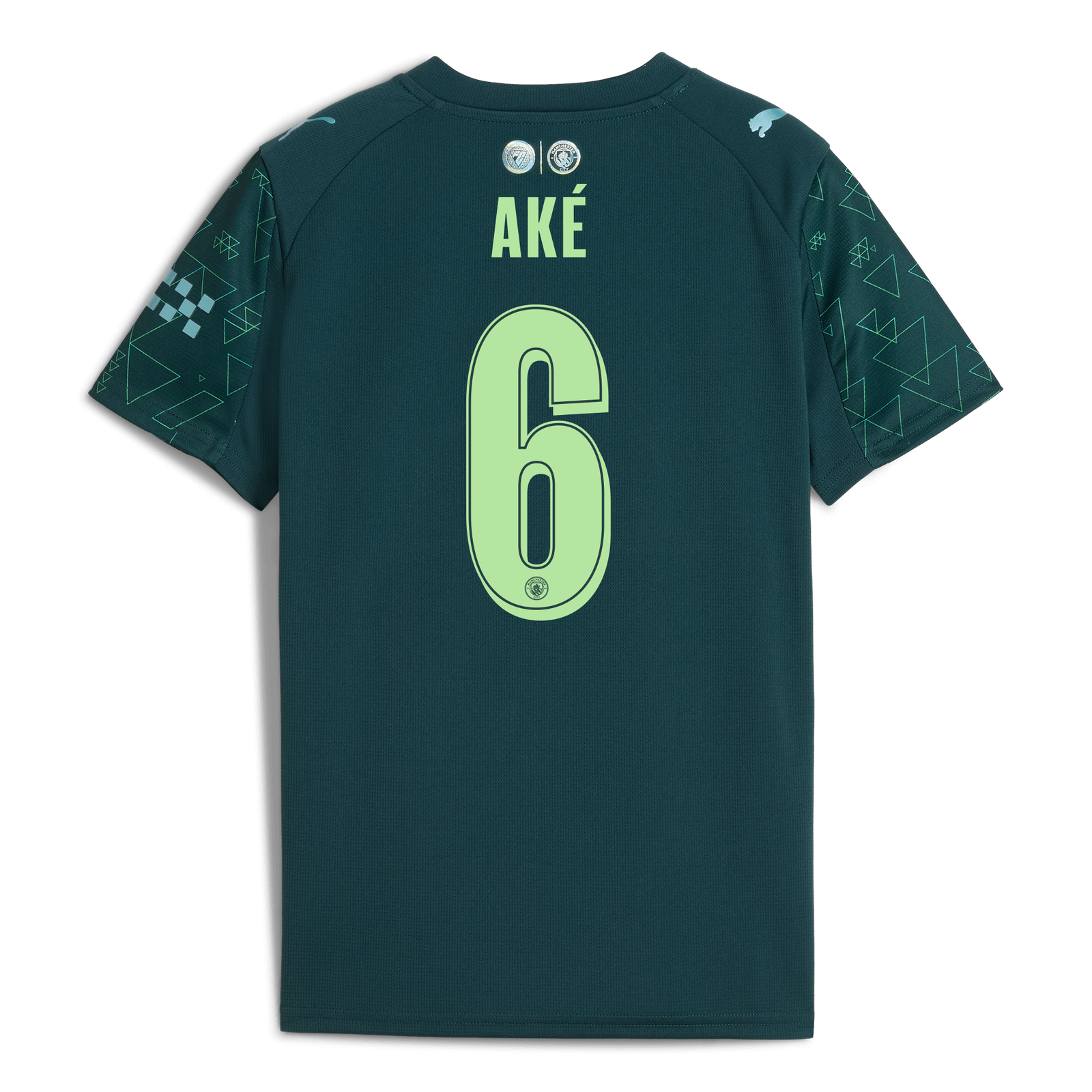 Kids' Manchester City EA SPORTS FC Jersey 2025/26 With AKÉ 6 Printing ...