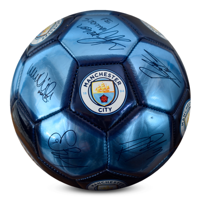 Manchester City Metallic Mini Football | Official Man City Store
