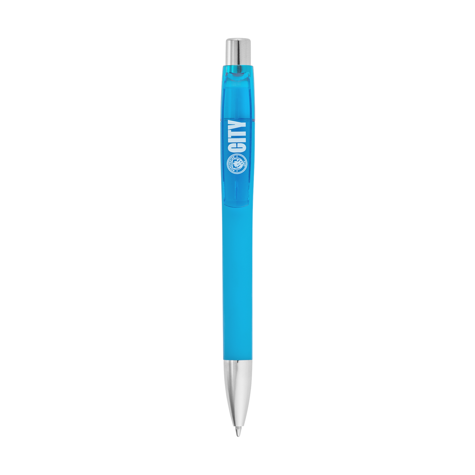 Manchester City Soft Push Button Pen | Official Man City Store