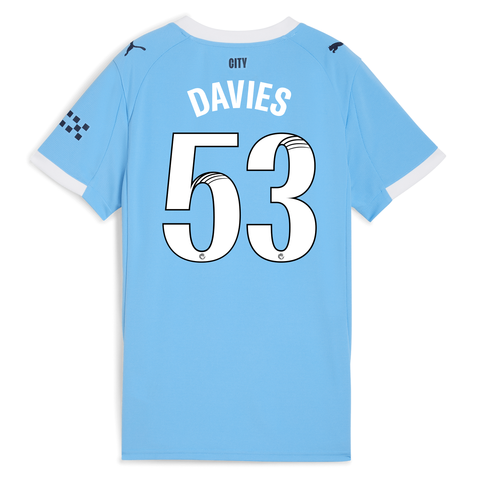 Maillot domicile femme Manchester City 2025/26 avec impression DAVIES ...