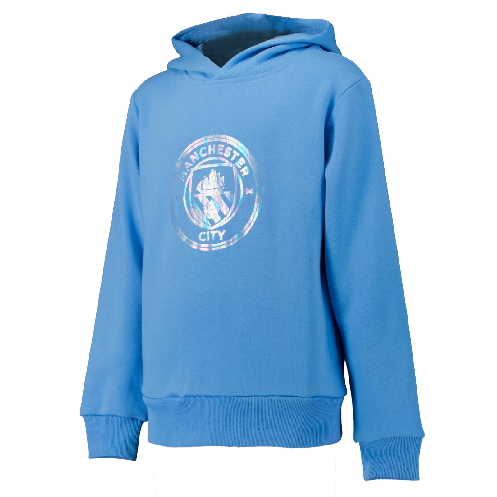 Kids' Manchester City Iridescent Crest Hoody | Official Man City Store