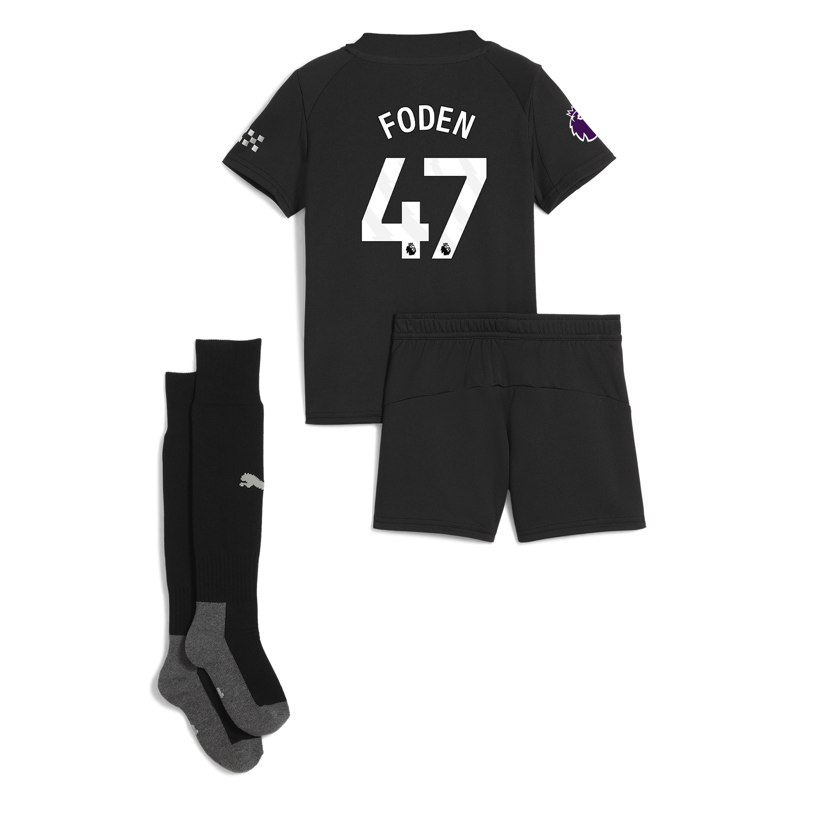Manchester City Away Mini Kit 2025/26 With FODEN 47 Printing | Official ...