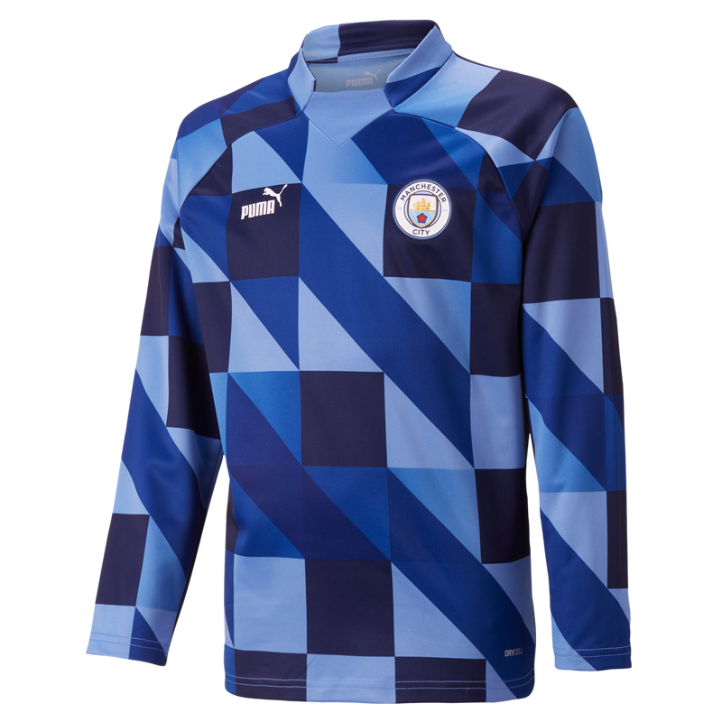 Sudadera Prepartido Para Niños Del Manchester City Official Man City