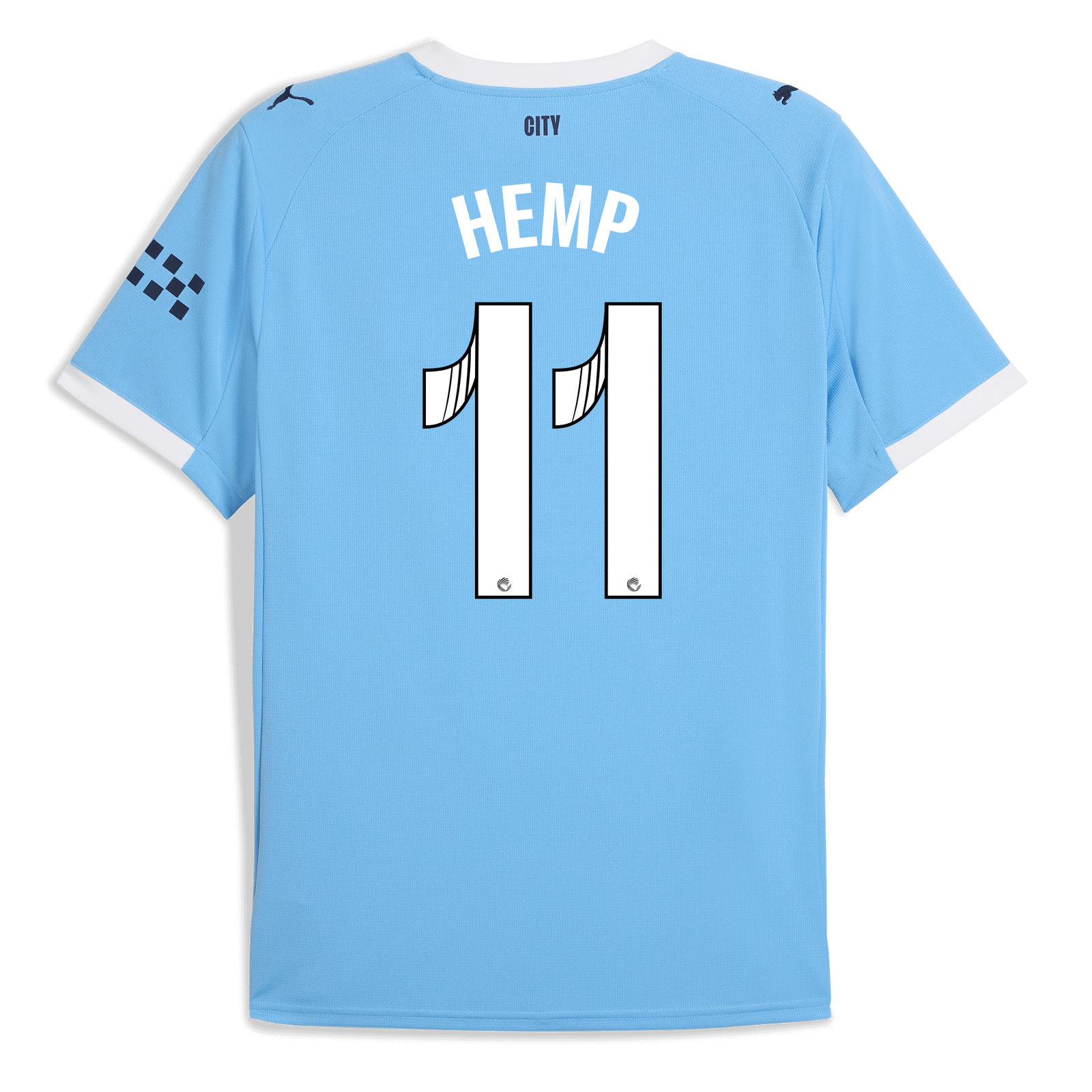 Manchester City Home Jersey 2025/26 With HEMP 11 Printing | Official ...
