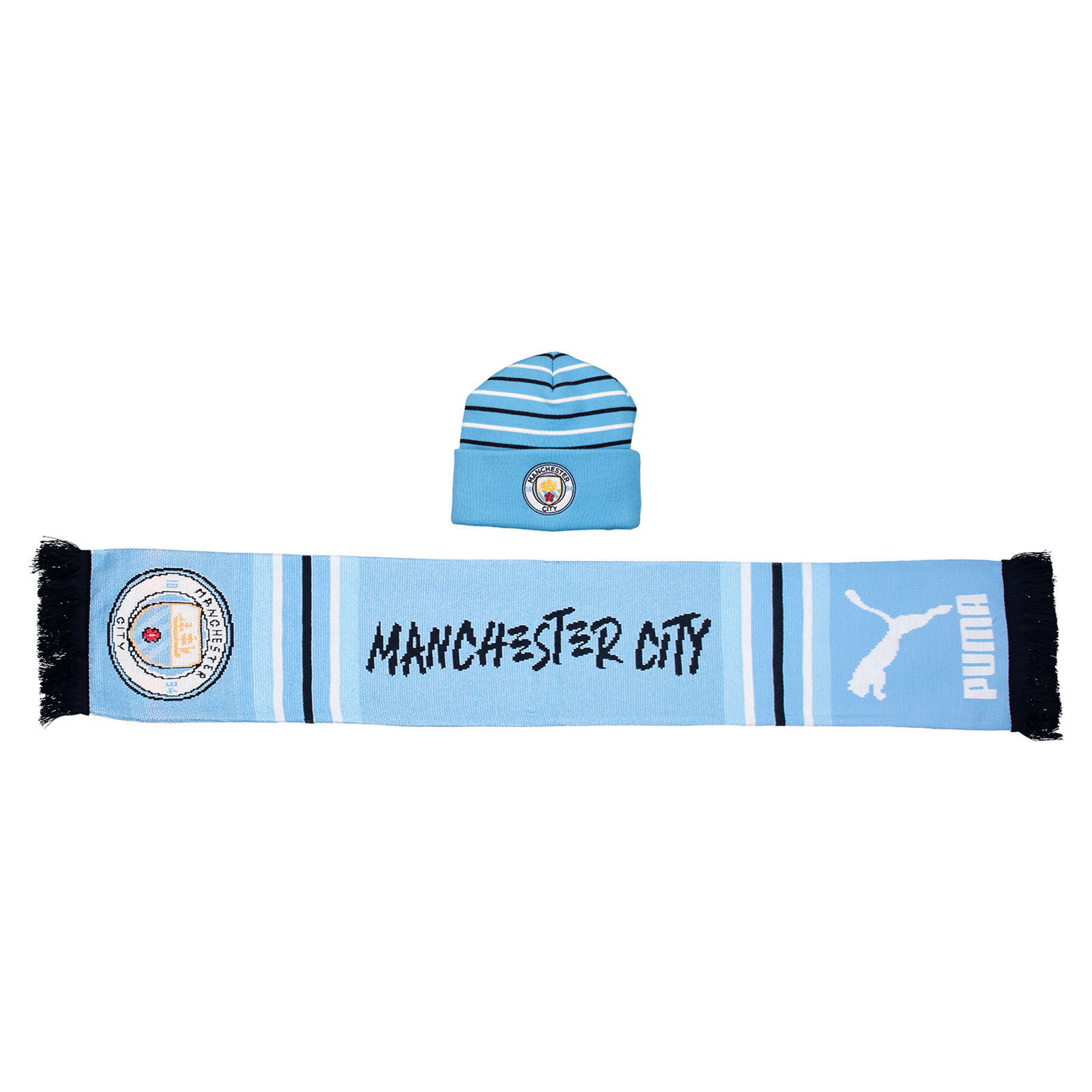 Bufanda Para Niño Con El Escudo Del Manchester City Official Man City