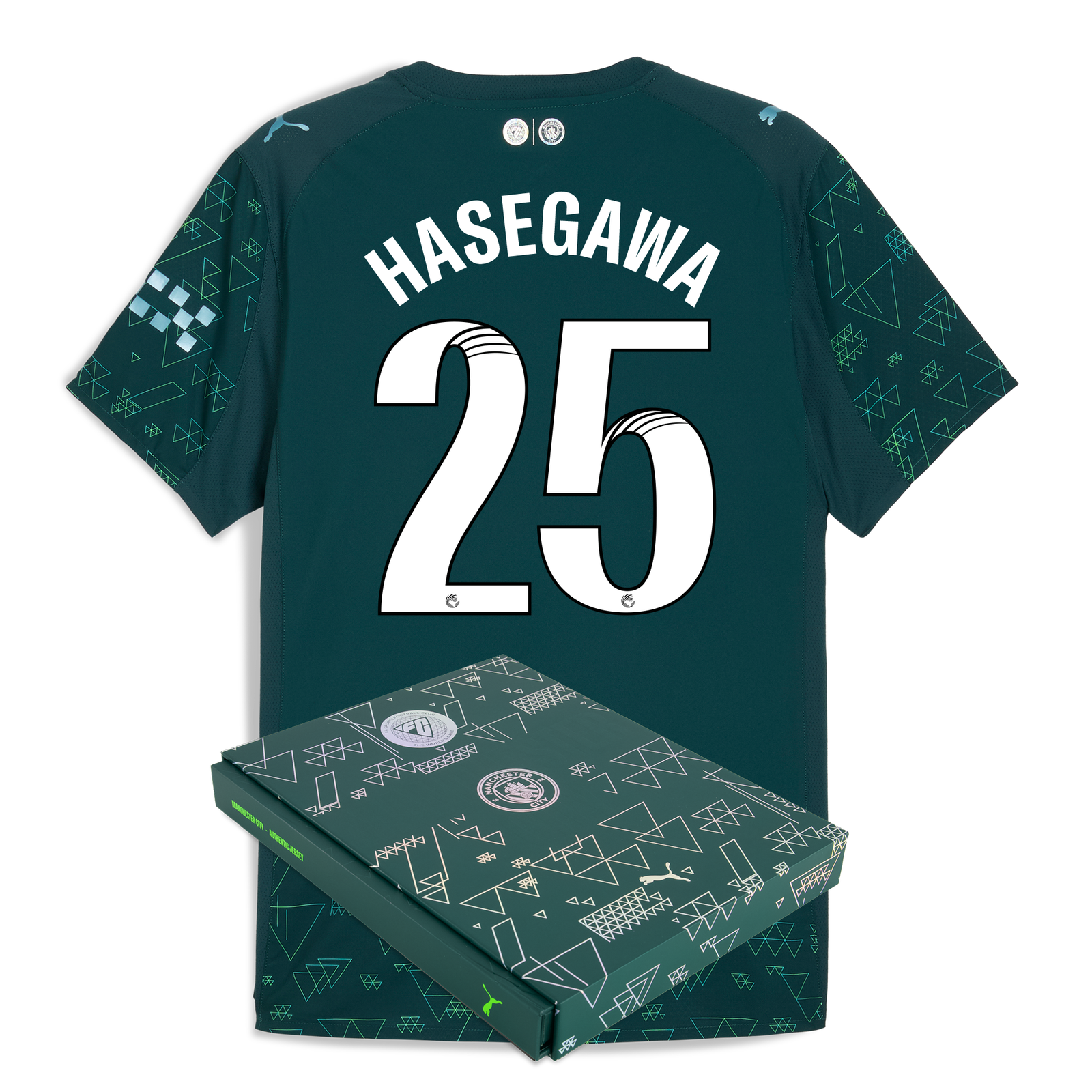 Manchester City EA SPORTS FC Authentic Jersey 2025/26 With HASEGAWA 25 ...