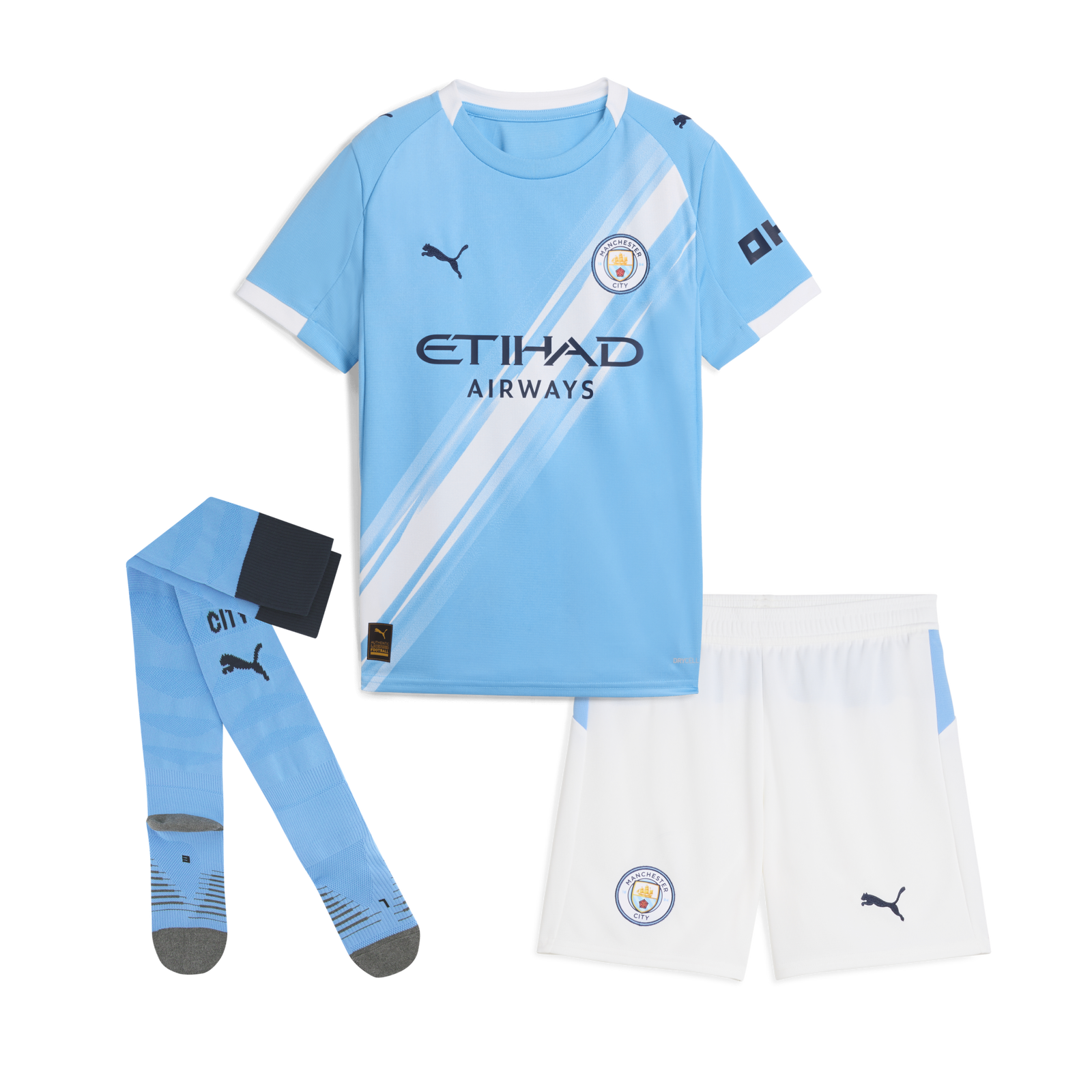 Kit domicile complet Manchester City 25/26 pour enfant
