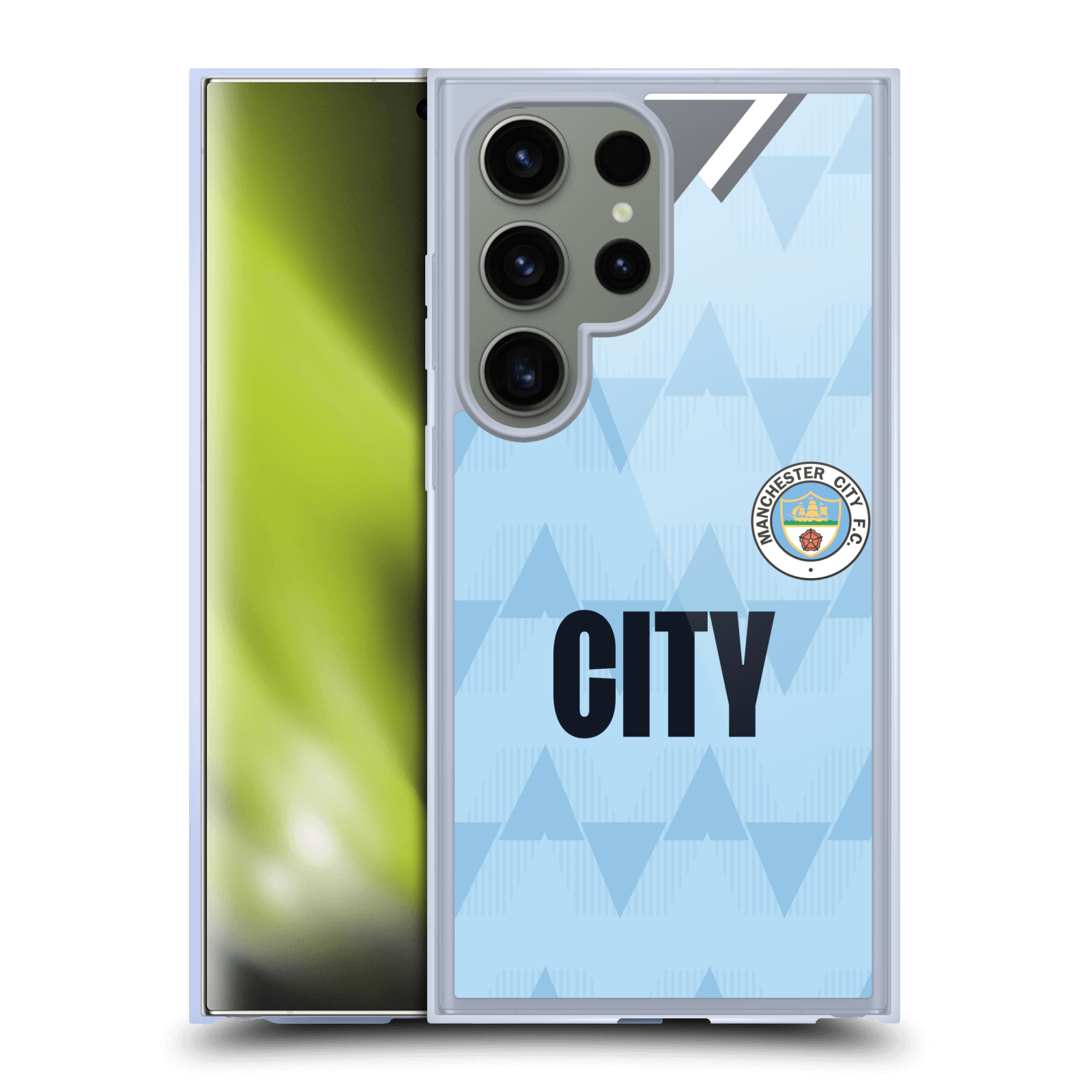 Manchester City 1989 Retro Home Kit Samsung Galaxy S25 Ultra Case ...