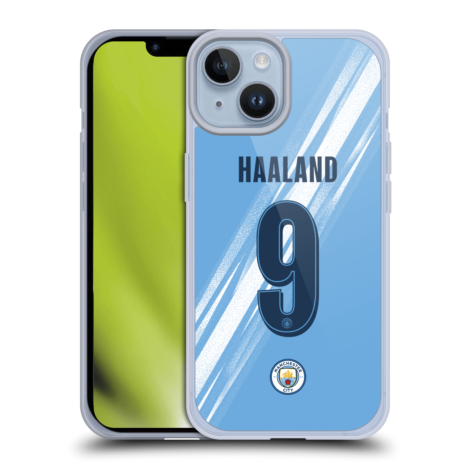 Manchester City 2025/26 Home Kit Haaland 9 IPhone 14 Case | Official ...