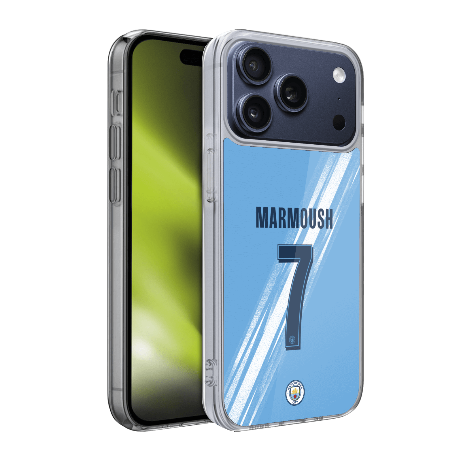 Manchester City 2025/26 Home Kit Marmoush 7 iPhone 17 Pro Case ...