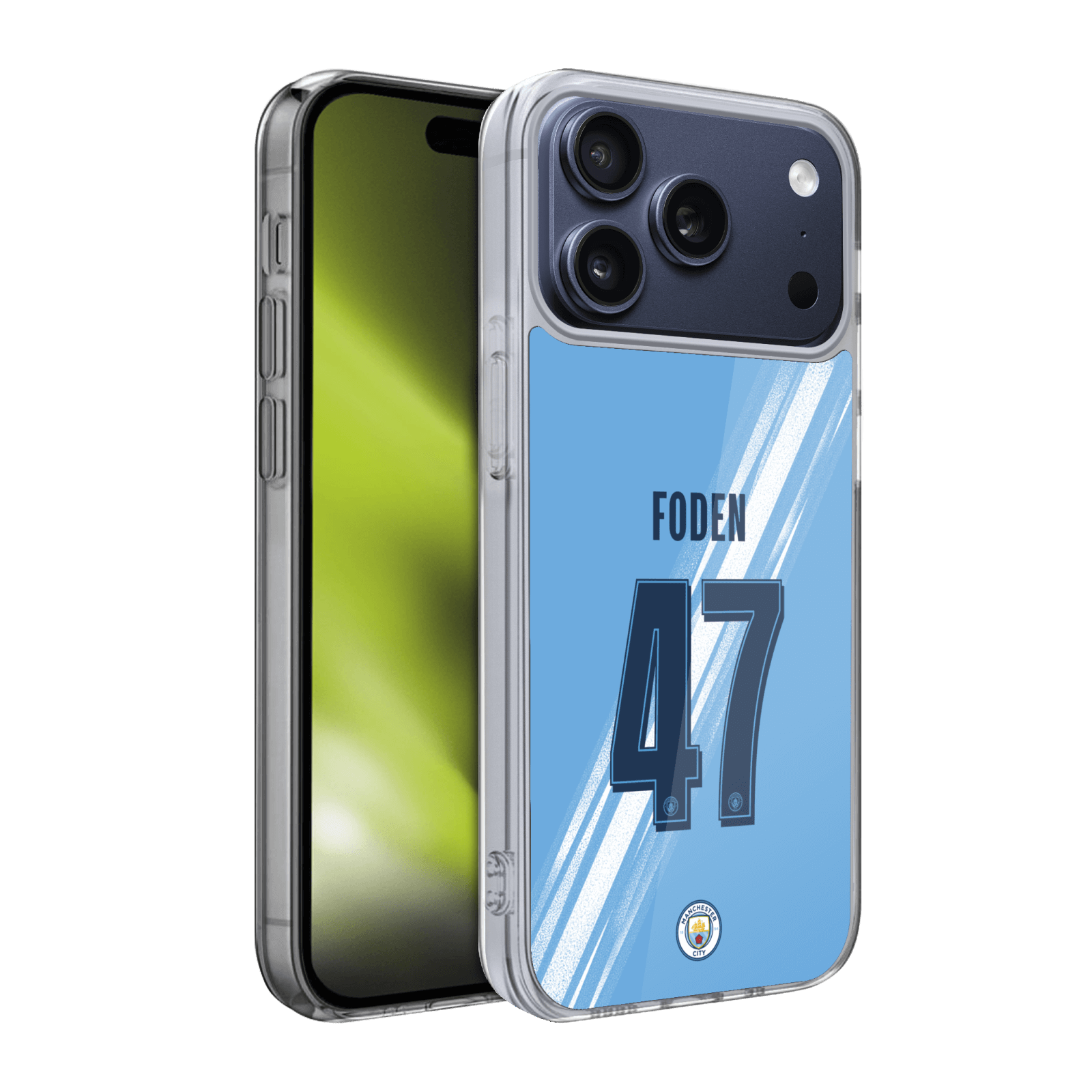 Manchester City 2025/26 Home Kit Foden 47 iPhone 17 Pro Case | Official ...